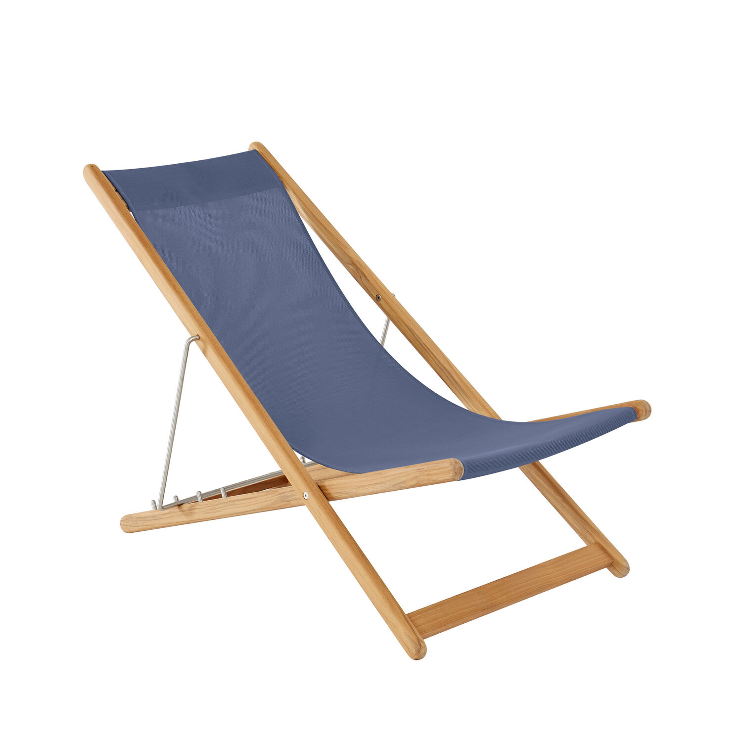 Strandstuhl Blue mit Teakgestell - Garpa