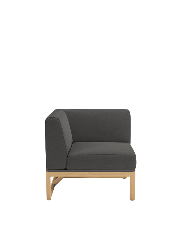 Trey Lounge Eckelement inkl. Auflagen Anthrazit | Garpa