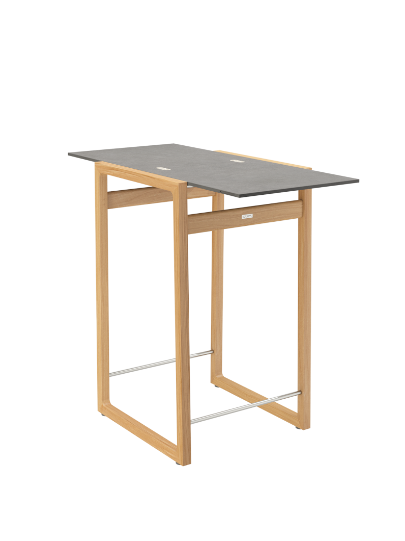 Benton Bartisch Teak/Kunstharz Shade, ausklappbar | Garpa