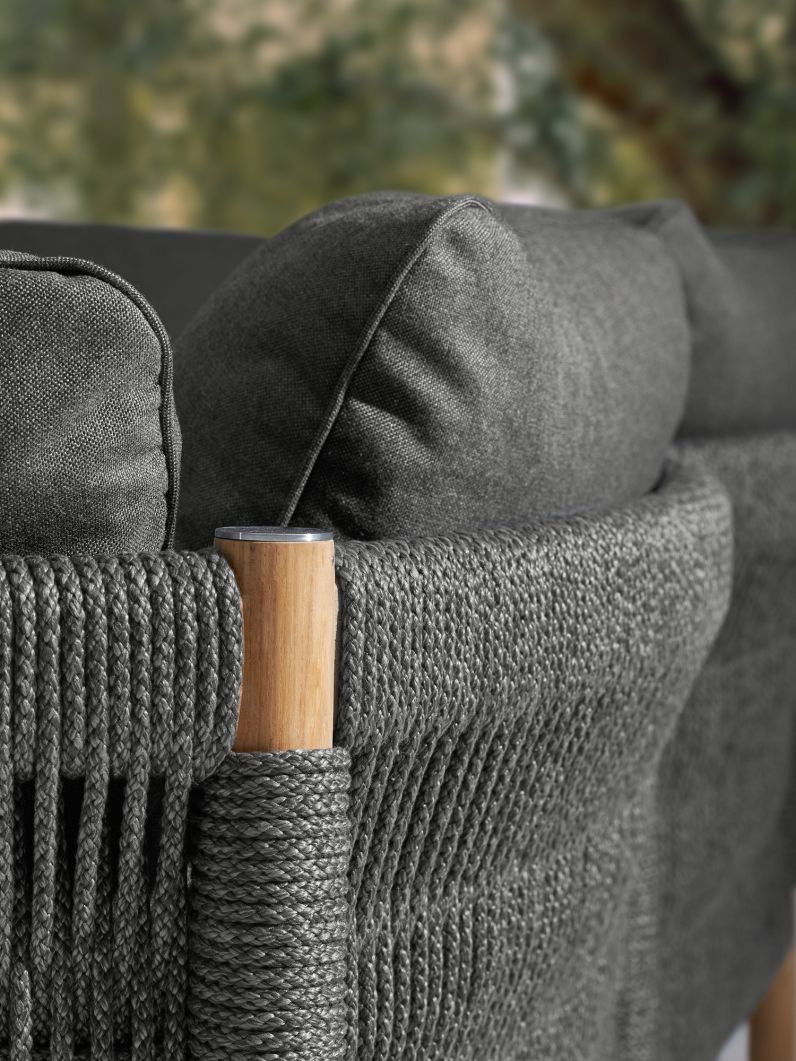 Cavo Lounge Sofa Anthrazit inkl. Auflagen Anthrazit | Garpa
