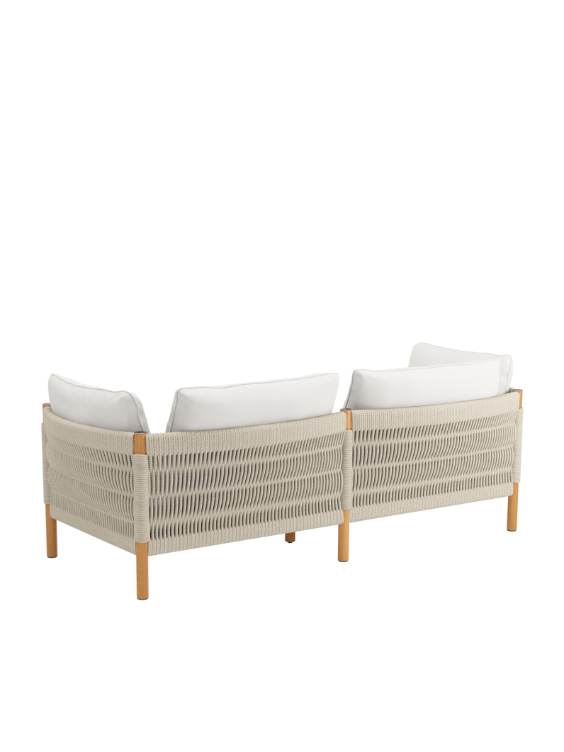 Cavo Lounge Sofa Beige inkl. Auflagen Travertin - garpa.de